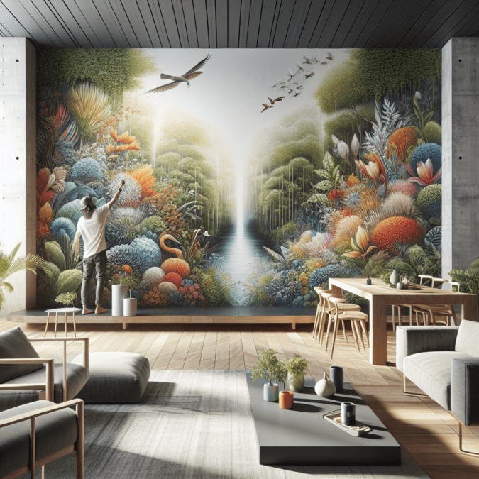The Resurgence of Hand-Painted Wall Murals in Contemporary Interiors