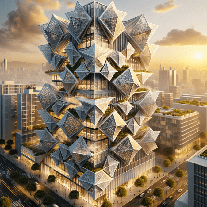 Kinetic façades moving panels for adaptive shading and ventilation