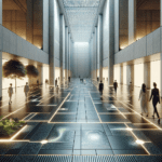 Kinetic tile floors: surfaces that vibrate gently to footsteps