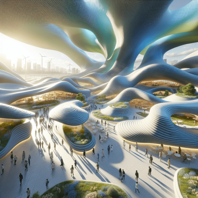 Reclaimed plastic dunes: undulating forms shaped from waste