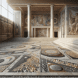 Recycled stone aggregates polychromatic surfaces merging mosaic ...