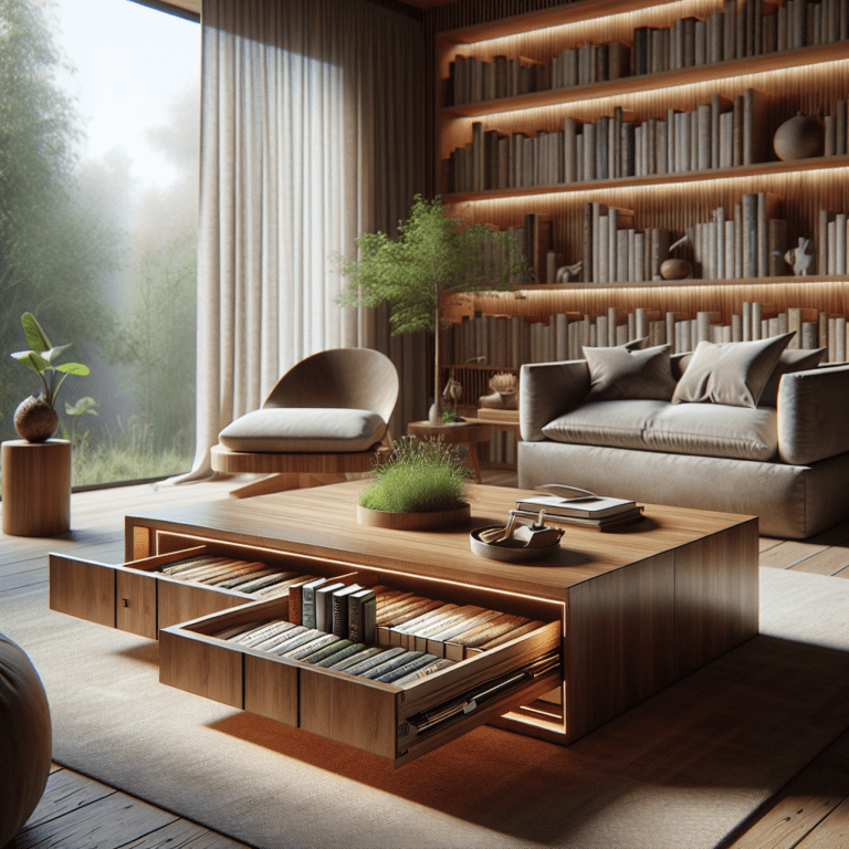 Tabletop micro-libraries reading nooks integrated into furniture