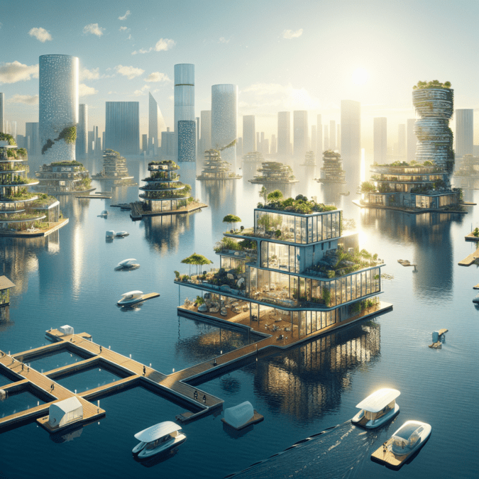 Tidal architecture structures built to shift with rising sea levels