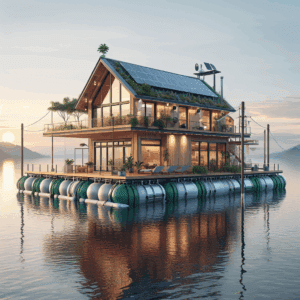 Adaptable amphibious homes: floating foundations for flood-prone regions