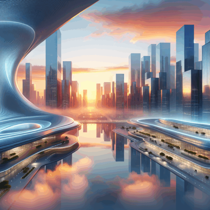 Blur-building expansions: semi-translucent additions merging into sky