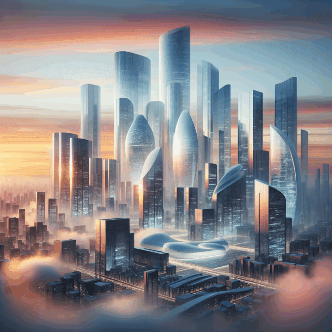 Blur-building expansions: semi-translucent additions merging into sky