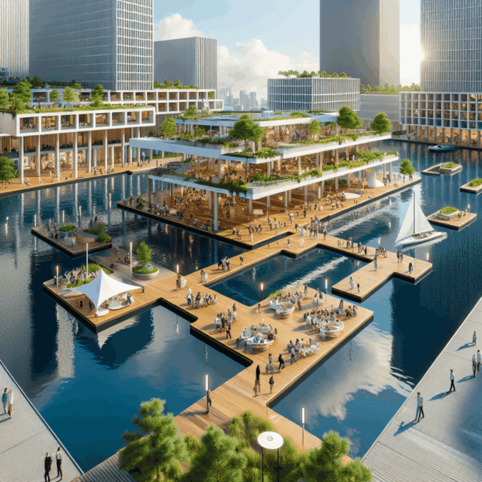 Floating city squares: buoyant plazas for waterfront regeneration