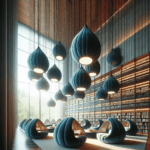Floating reading pods: in libraries plush spheres suspended from ceilings