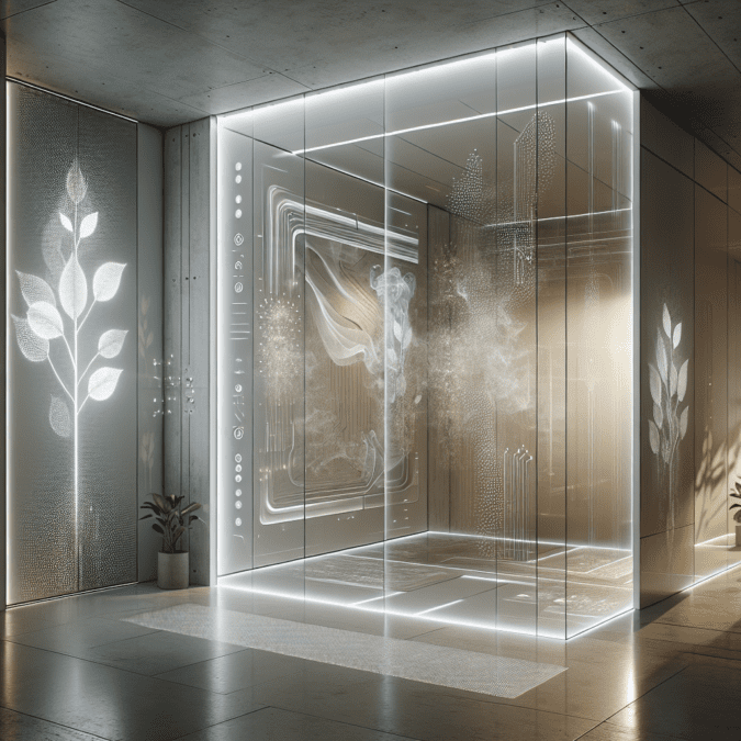 Interactive odor architecture: digital panels releasing curated scents