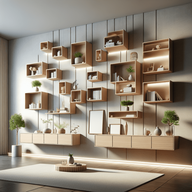 Magnetic levitated dÃ©cor: floating shelves powered by hidden magnets