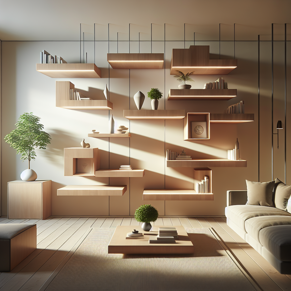 Magnetic levitated dÃ©cor: floating shelves powered by hidden magnets