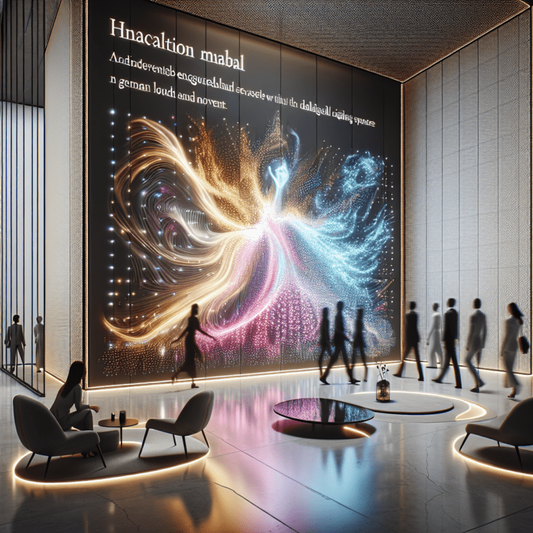 Murals as motion sensors: interactive walls that glow upon contact