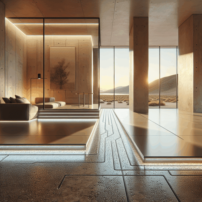 Radiant cooling floors: harnessing subterranean temperatures