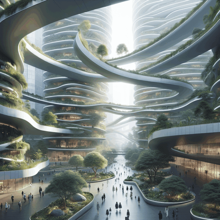 Winding walkway illusions: dissolving rectilinear design norms