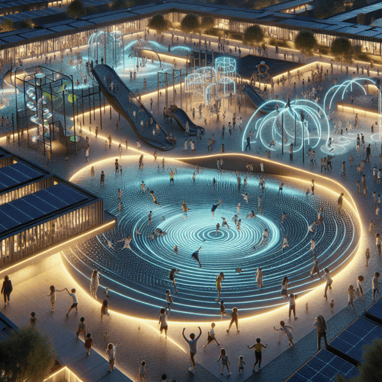 Interactive playground architecture: sensor-based lighting responding ...