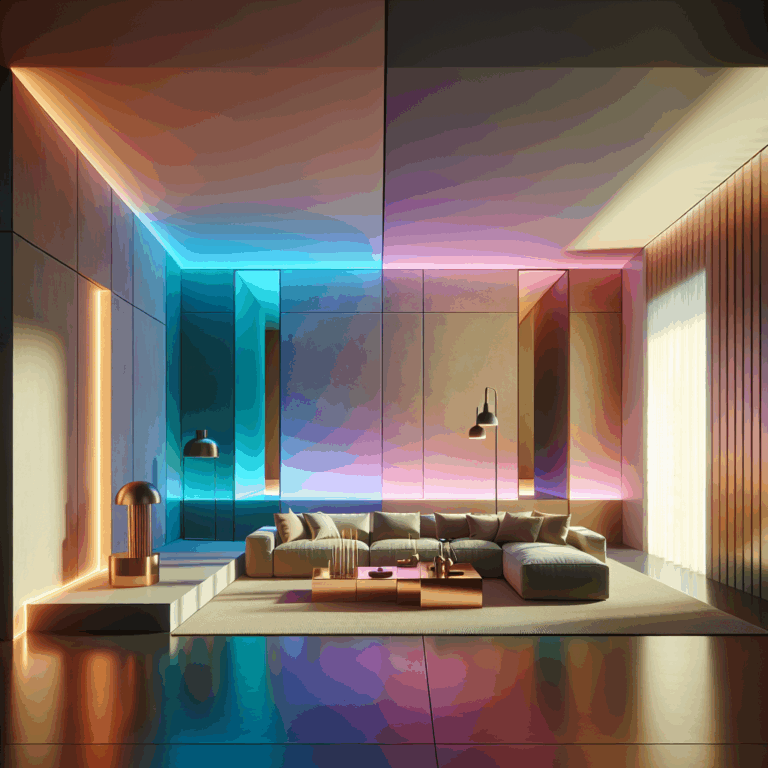 Chromatic illusions in: interior lighting color-shifting LEDs for mood ...