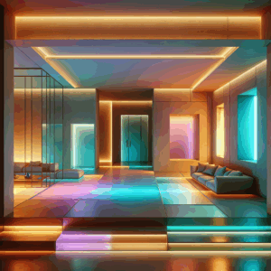 Chromatic illusions in: interior lighting color-shifting LEDs for mood ...
