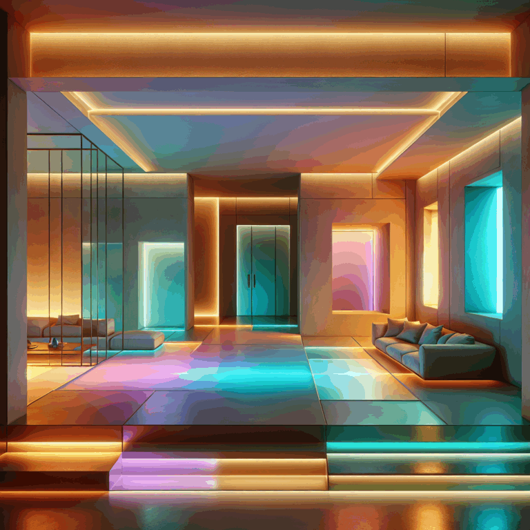 Chromatic illusions in: interior lighting color-shifting LEDs for mood ...