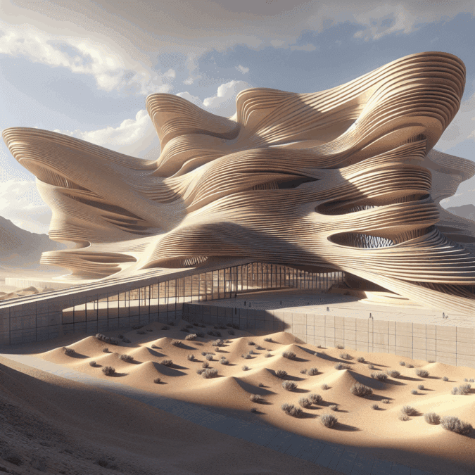 Erosion-inspired forms: swirling shapes emulating wind-sculpted canyons