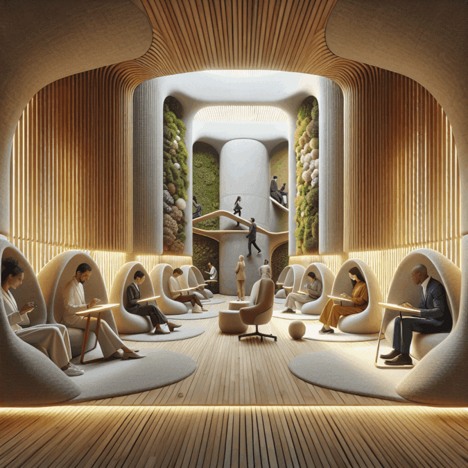 Cocoon-like quiet zones: designing offices for deep focus