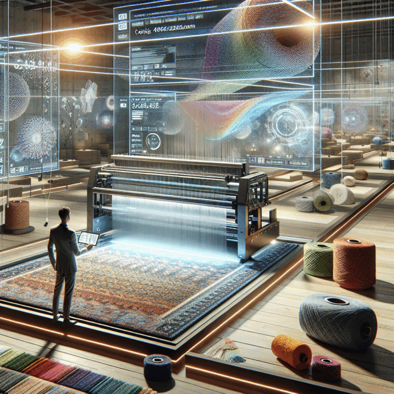 Digital weaving rugs: future crafts for artisanal innovation