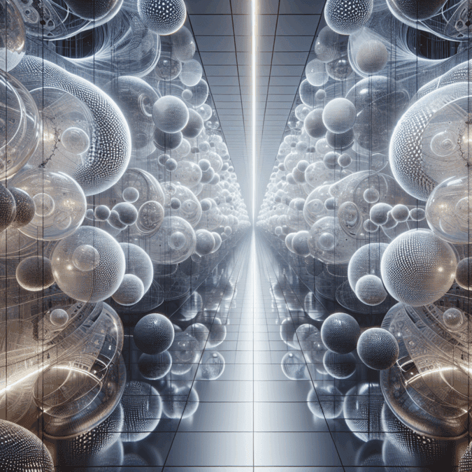 Sonic bubble corridors: mesmerizing repetition in fractal architecture