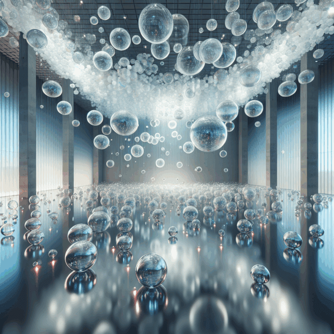Sonic bubble illusions: translucent spheres producing ambient sound