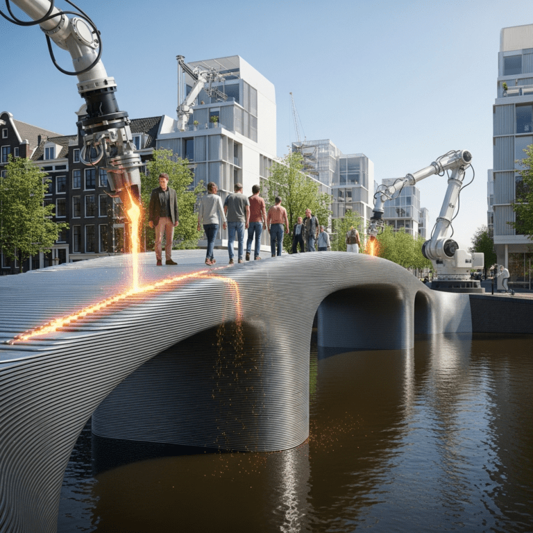 3D-Printed Bridges: The Future of Infrastructure, Built by Robots