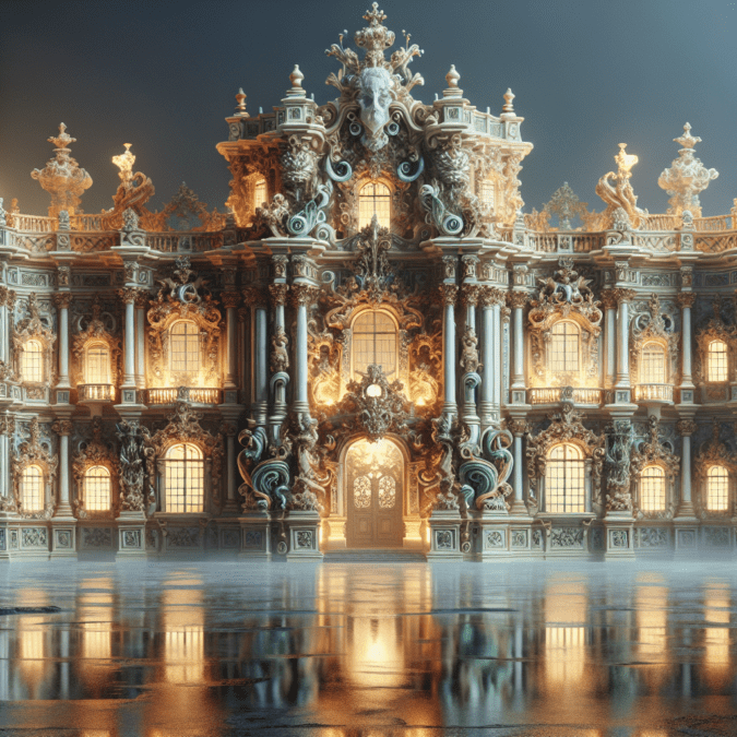 Bioluminescent Baroque: When 17th Century Ornaments Meet Avatar-Like Glow