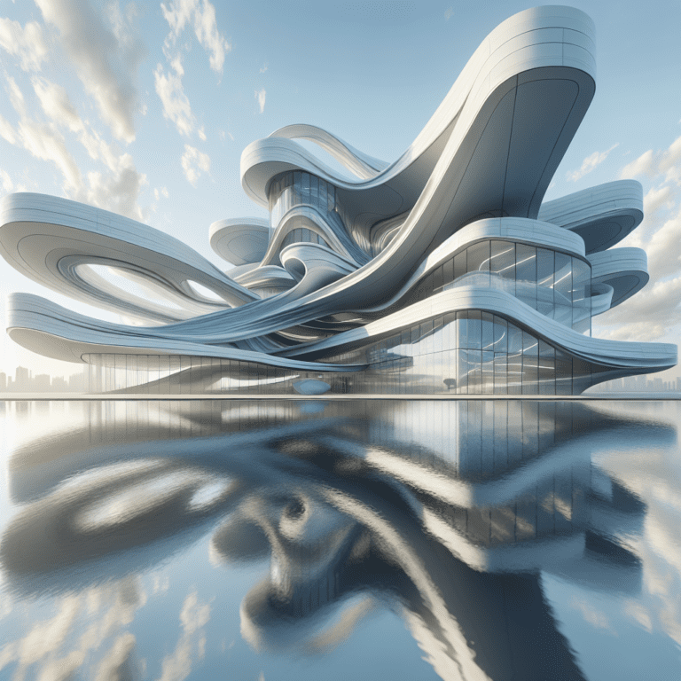 Sinuous geometry wave-like: designs dissolving rectilinear norms