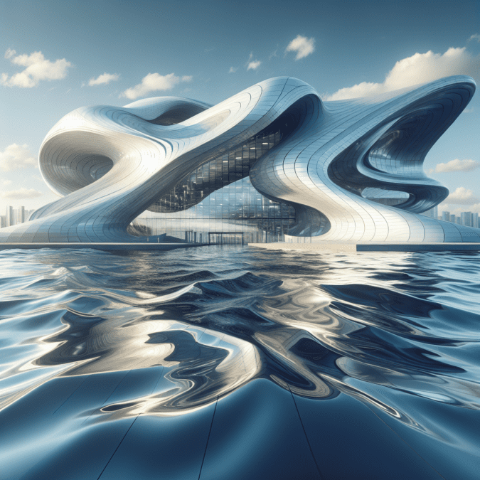 Sinuous geometry wave-like: designs dissolving rectilinear norms