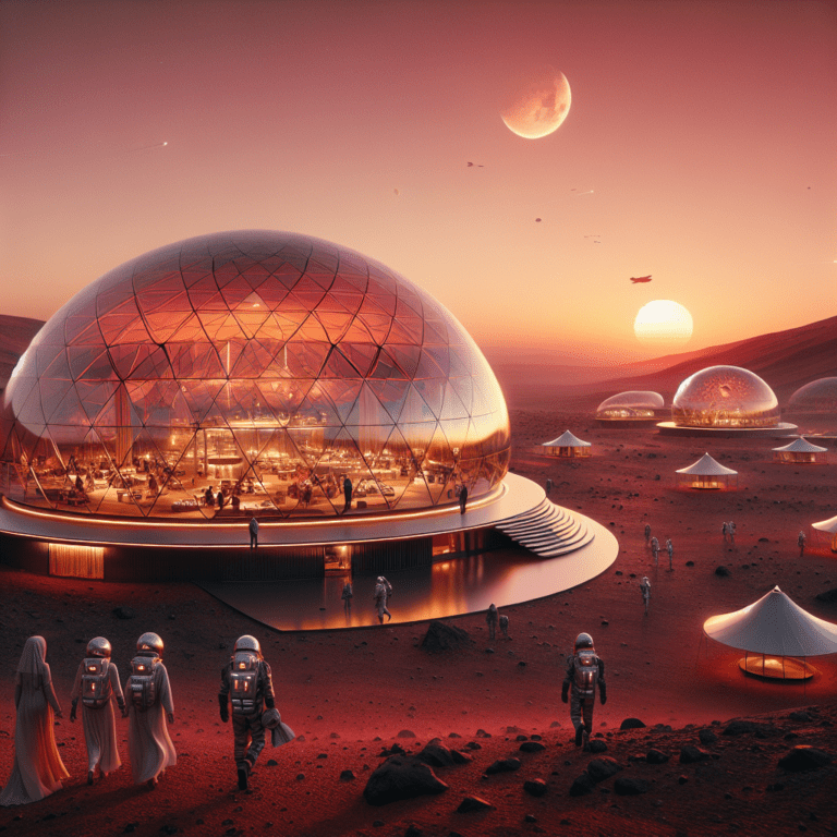 Mars Glamping: A Peek Inside the Red Planet’s First Luxury Resorts